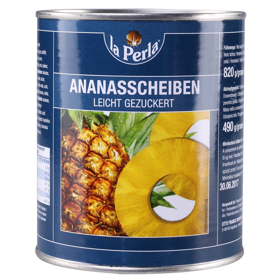la Perla | Kompot ananas kolutici La Perla 850g | Maxi