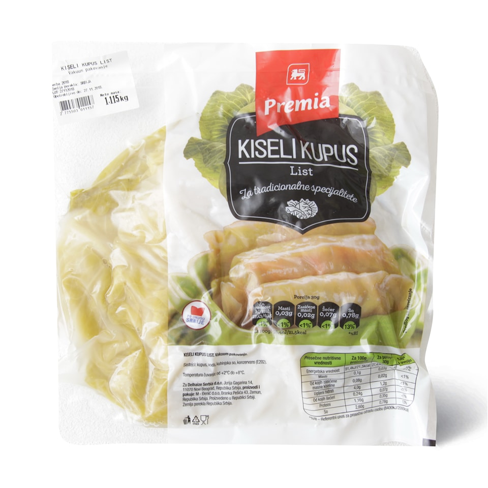 Maxi pijaca | Kiseli kupus list Premia Tempo | Maxi