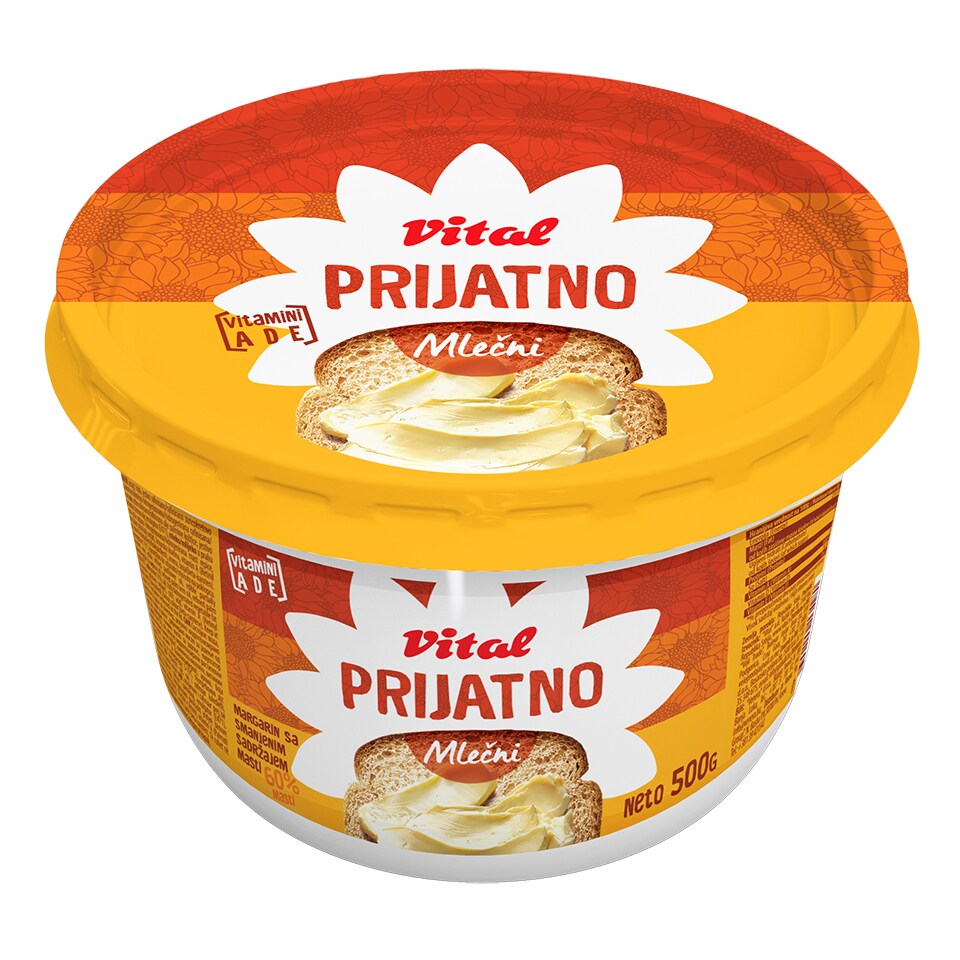 Vital | Margarin Prijatno mlecni Vital 500g | Maxi