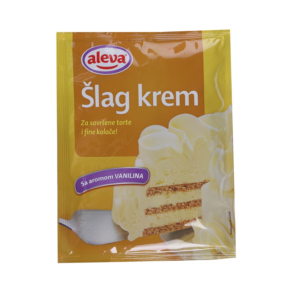 Aleva | Slag krem vanila Aleva 65g | Maxi