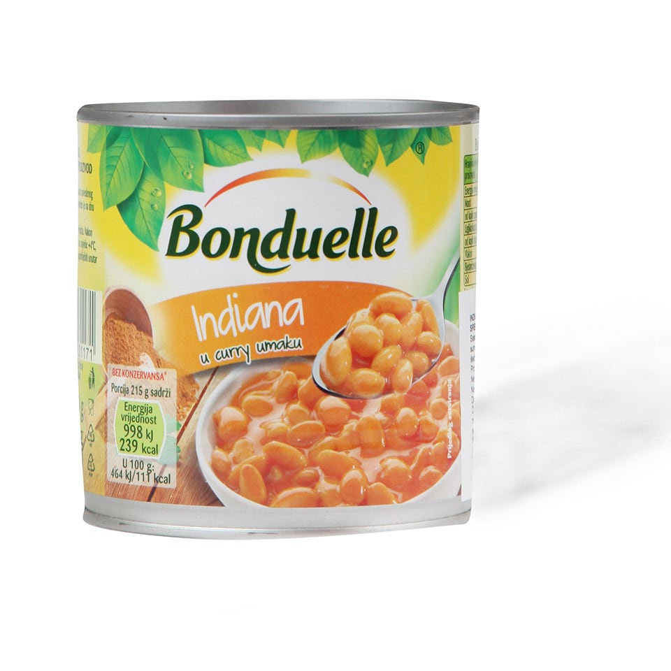 Bonduelle | Beli pasulj u kari sosu Bonduelle 400g | Maxi
