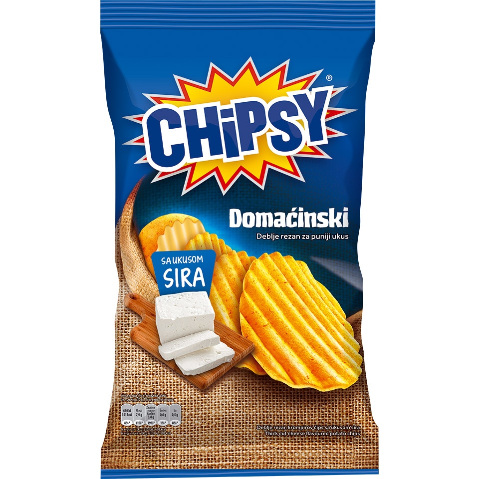 Chipsy | Cips Domacinski/ukus fete Chipsy 160g | Maxi