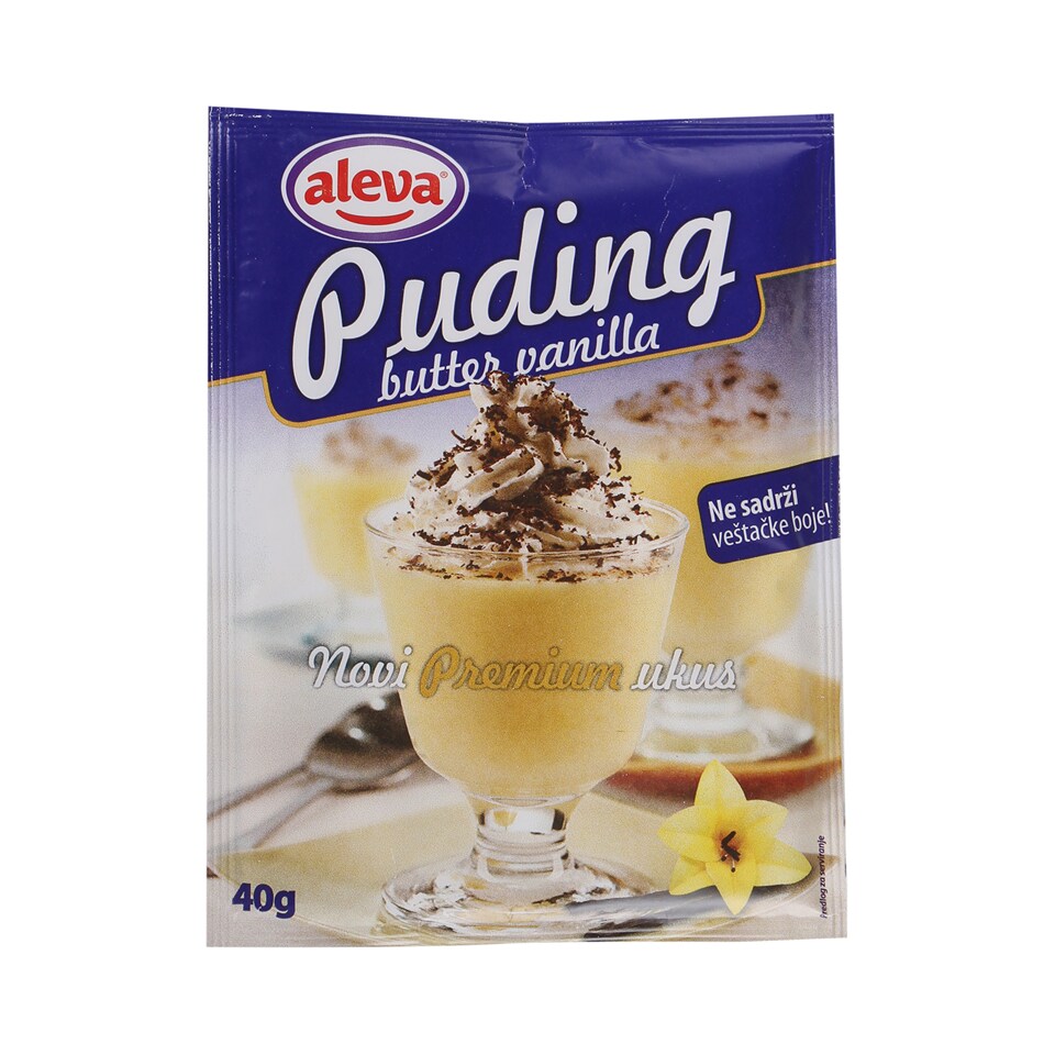 Aleva | Puding Buter Vanila Aleva 40g | Maxi
