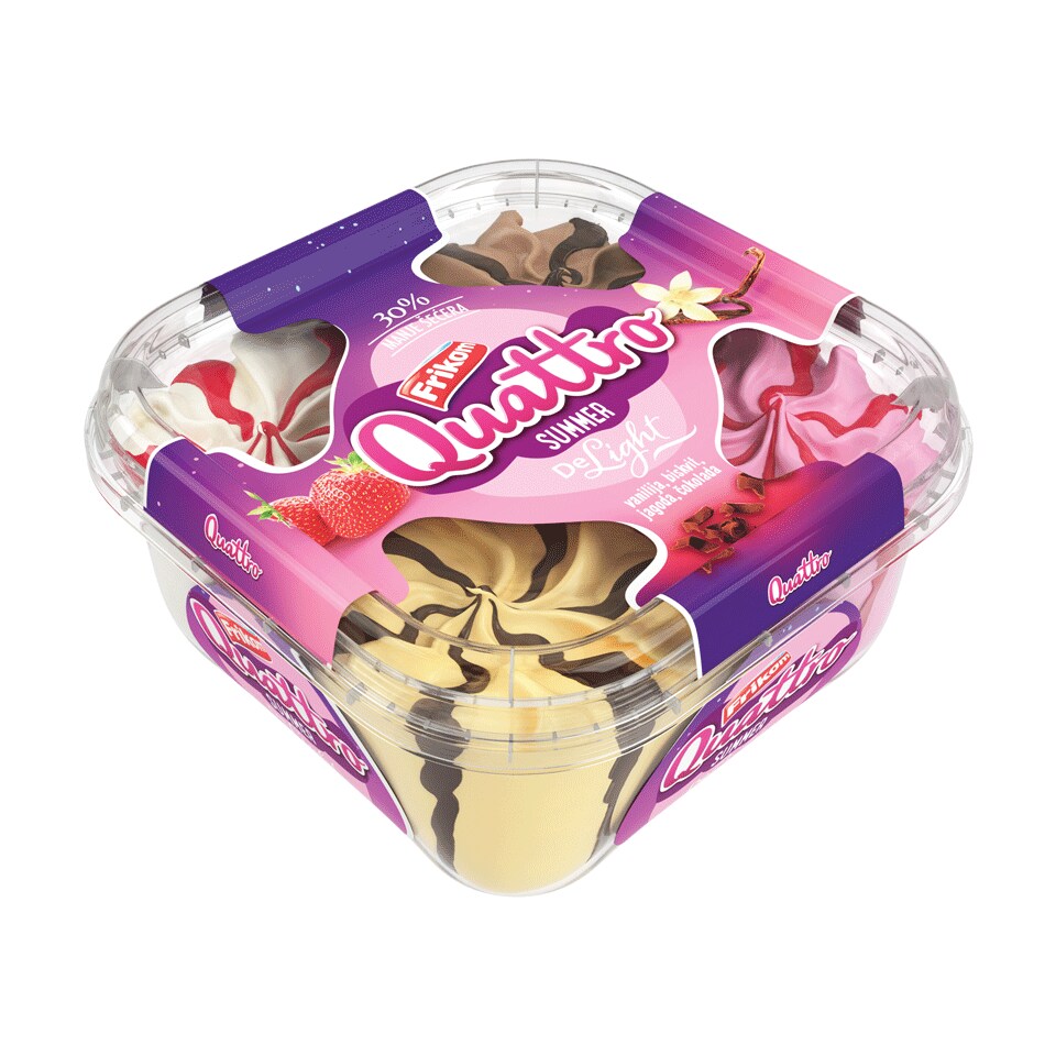 FRIKOM DOO FRIKOM DOO | Slad.Quattro Delight Frikom 950g/1650ml | Maxi