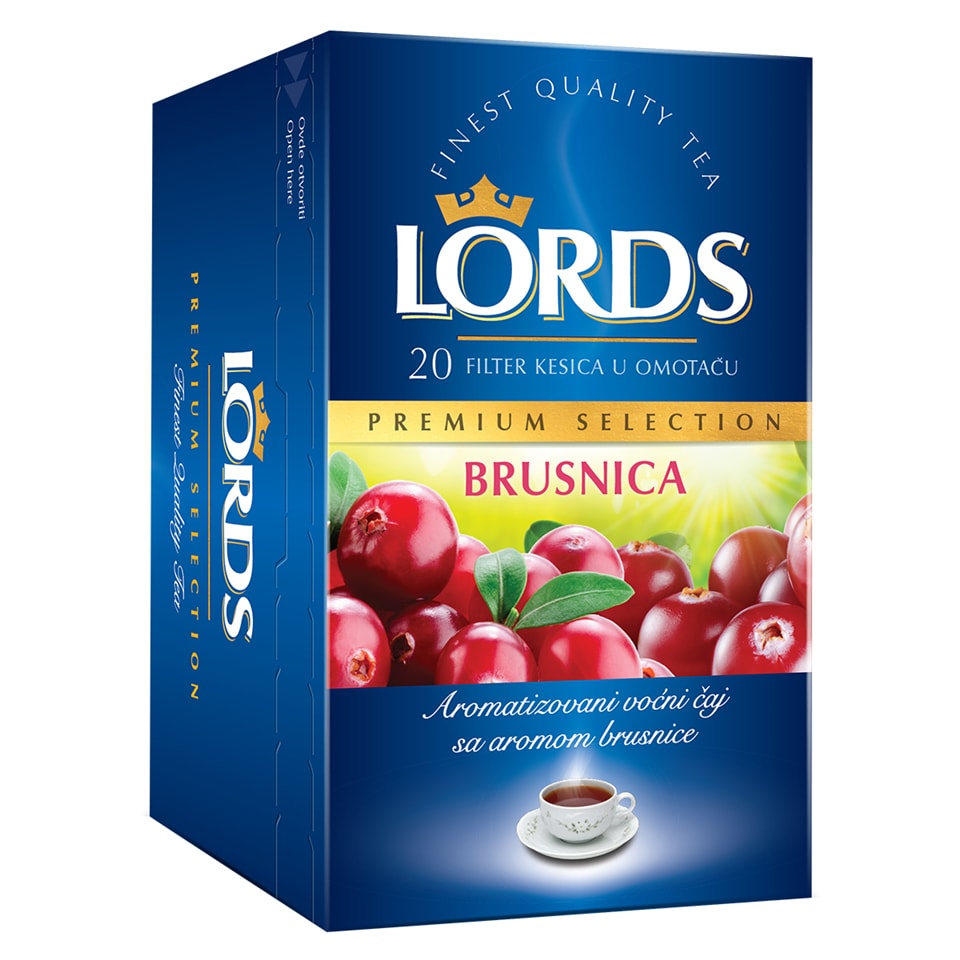 lords | Caj Brusnica Lords 40g | Maxi