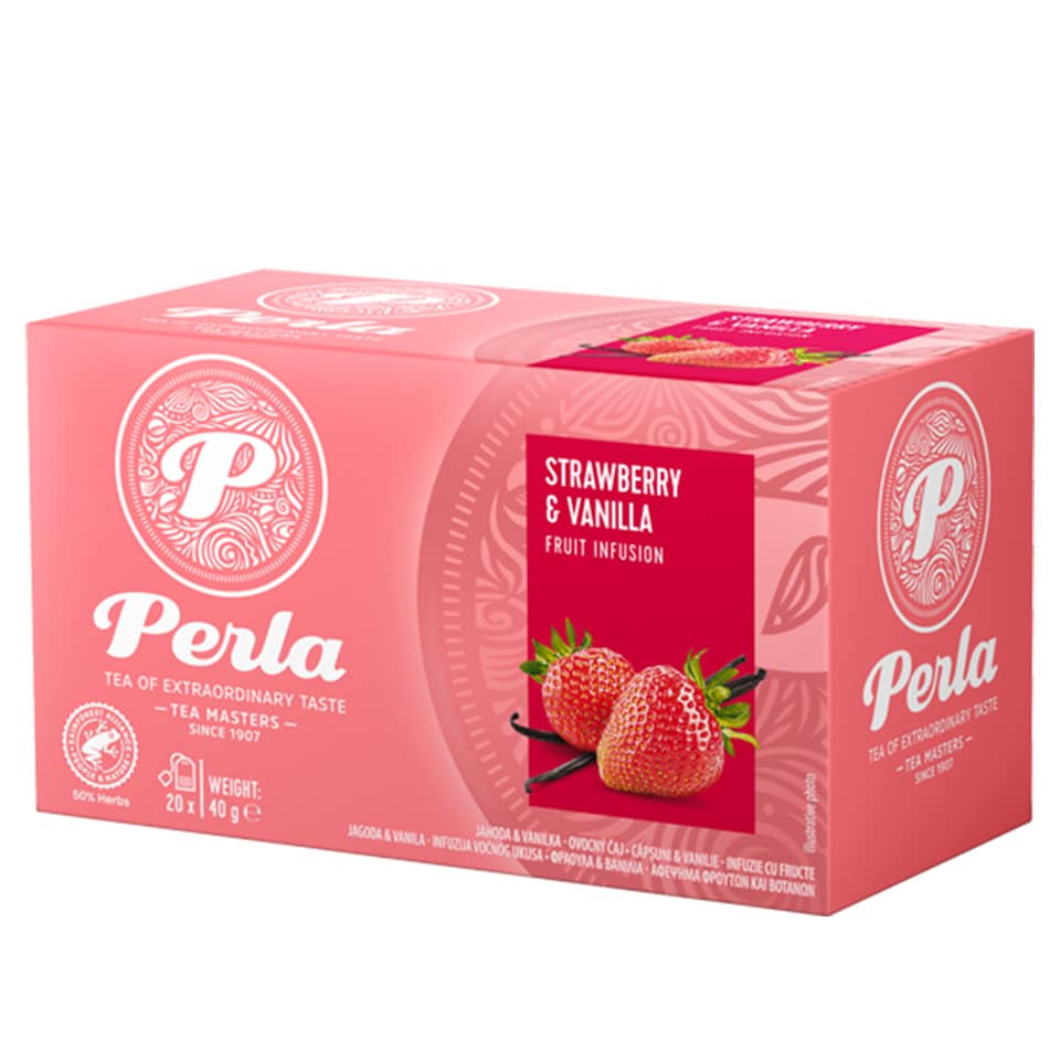 Perla | Caj jagoda&vanila Perla 40g | Maxi