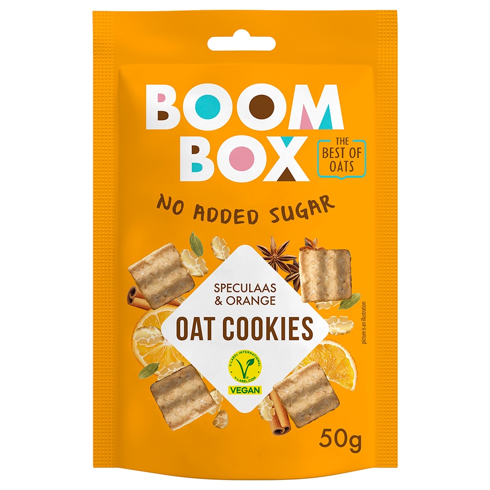 Boom Box | Keks pomorandza i speculas Boom Box 50g | Maxi