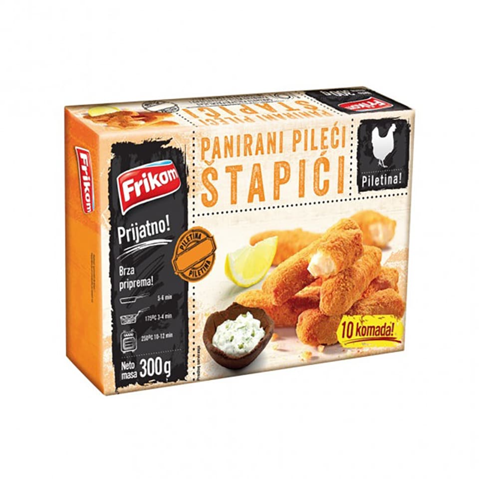 Frikom | Panirani pileci stapici Frikom 300g | Maxi