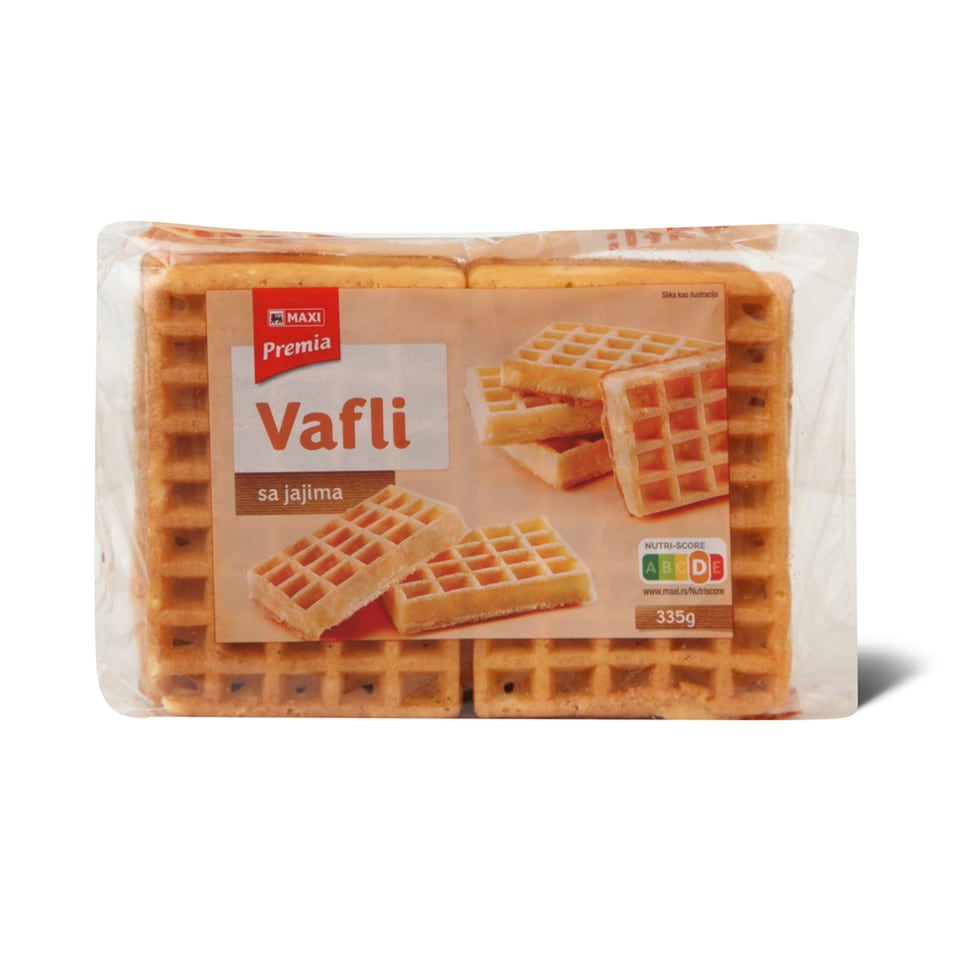 Premia | Vafli sa jajima Premia 335g | Maxi