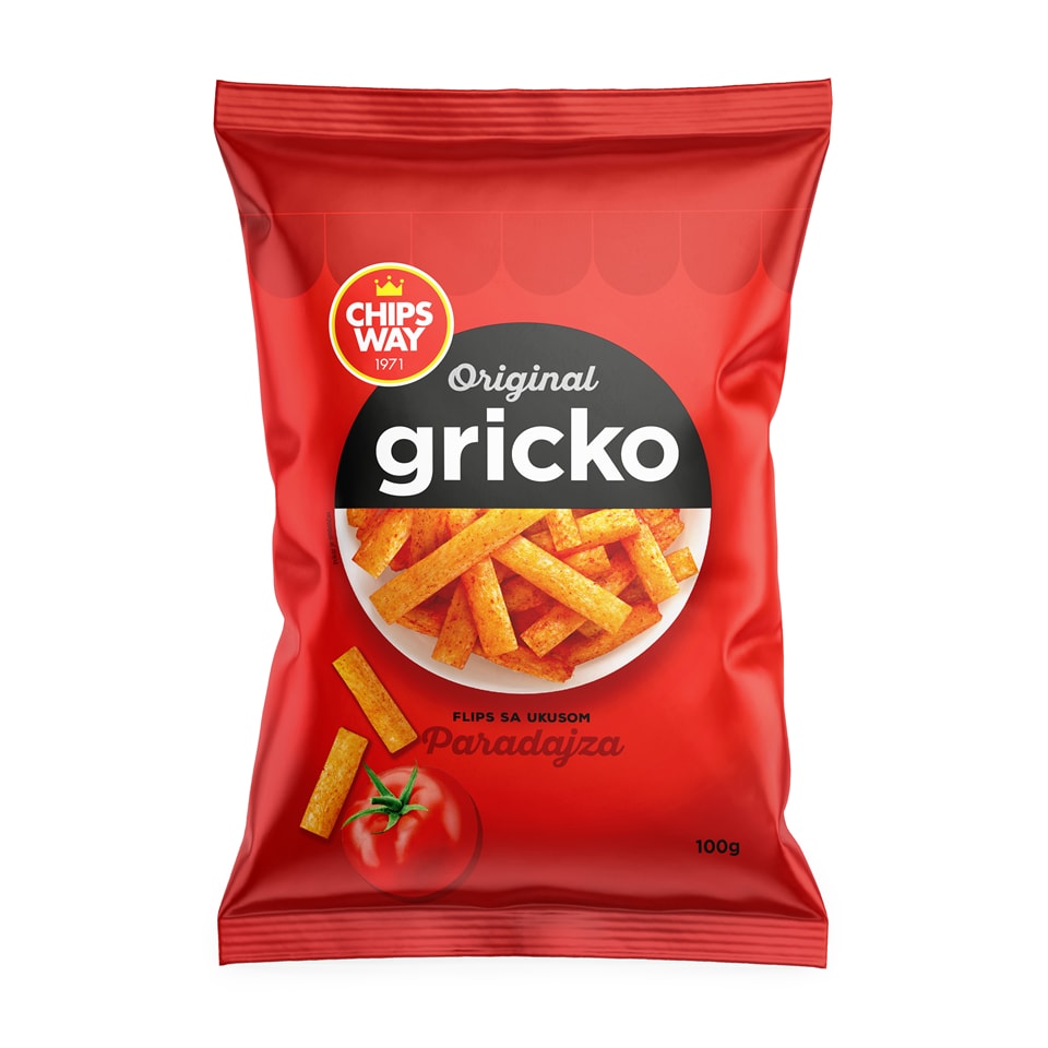 Gricko&Fan | Flips Gricko Chips Way 100g | Maxi