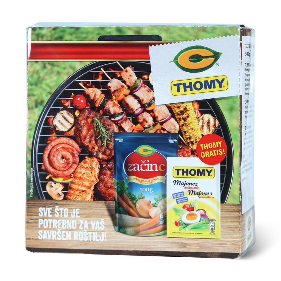 Seas C ( Zacin C ) + MK | Zacin C 500g Thomy majonez gratis | Maxi