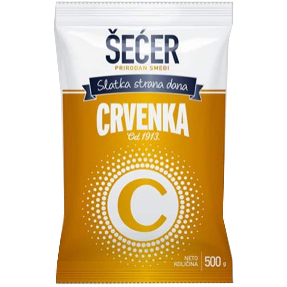 Crvenka | Secer kristal smedji Crvenka 500g | Maxi