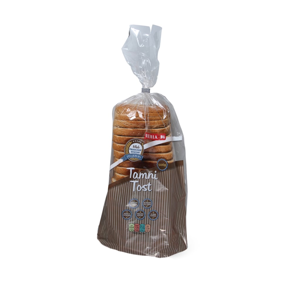 Maxi pekara pakovani proizovd | Tamni Tost Maxi 500g | Maxi