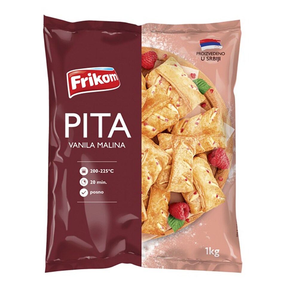 FRIKOM DOO FRIKOM DOO | Smrz.pita vanila malina Frikom 1kg | Maxi