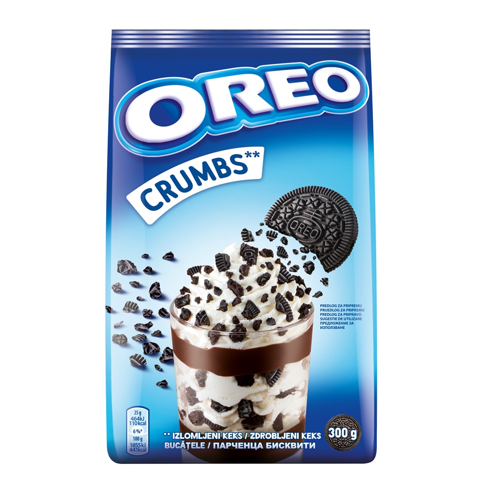 Oreo | Keks Oreo mrvljeni 300g | Maxi