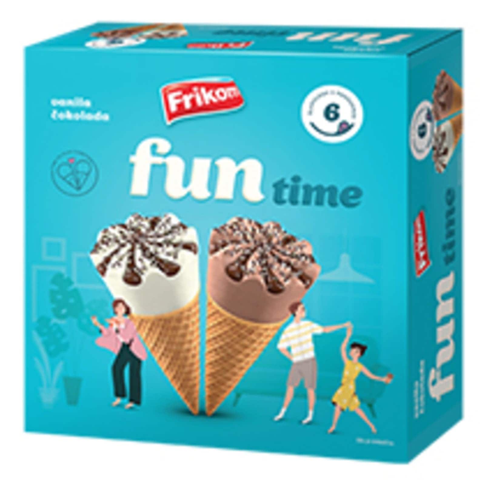 FRIKOM DOO FRIKOM DOO | Sladoled Frikom M6 box kornet II 364g | Maxi