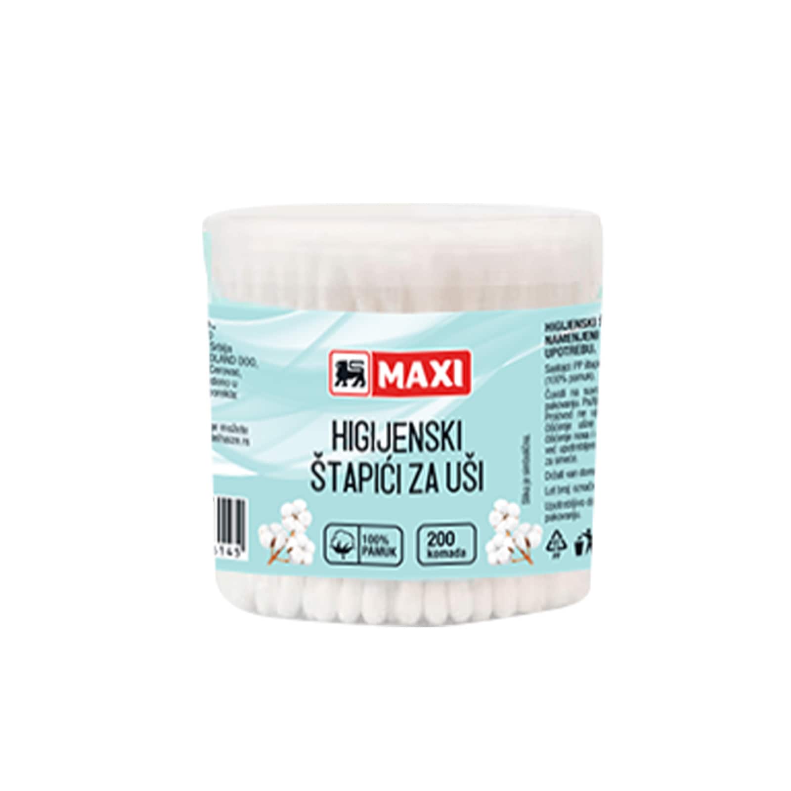Maxi | Stapici za usi Maxi 200kom | Maxi