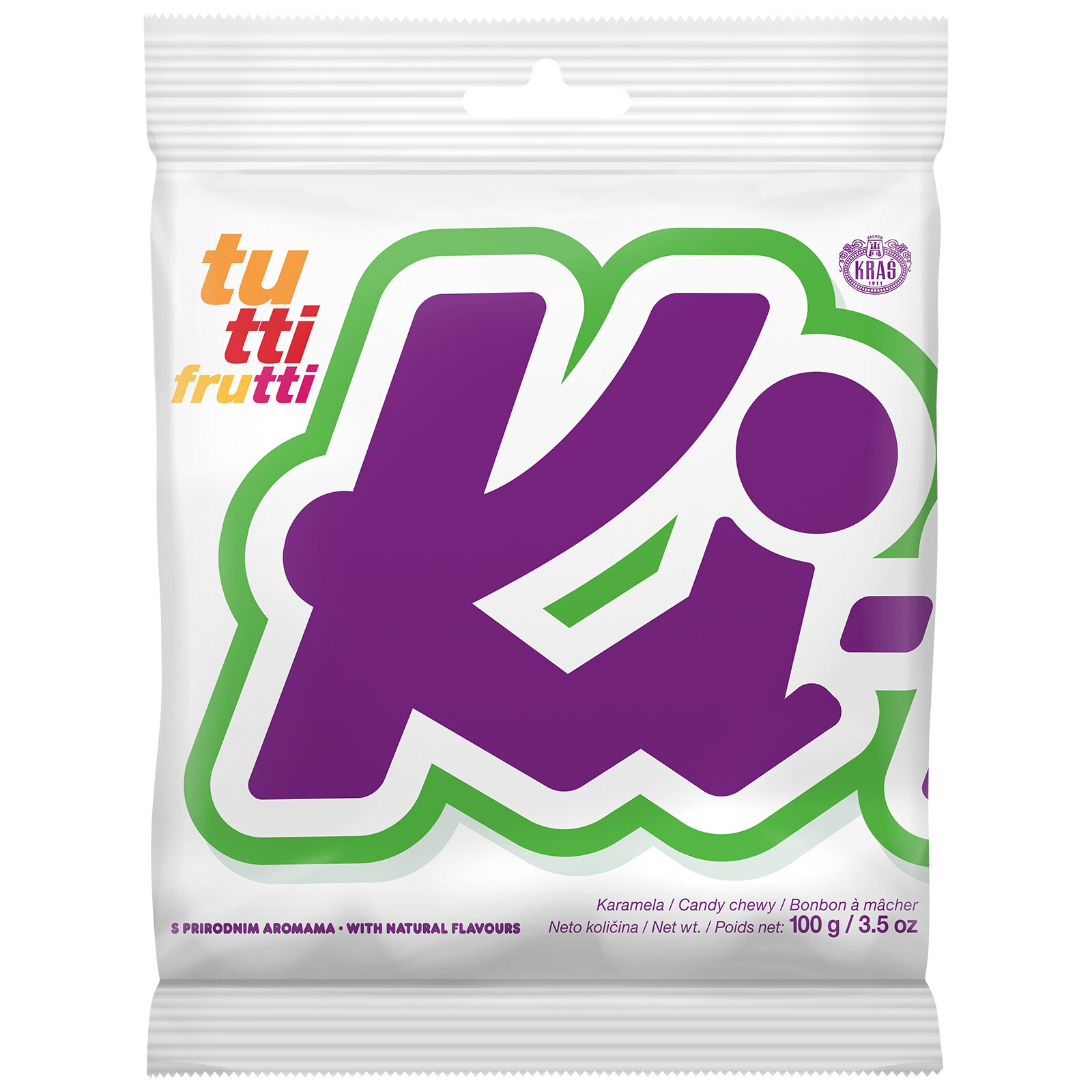 Ki-ki | Bombone Tutti frutti Ki-Ki 100g | Maxi