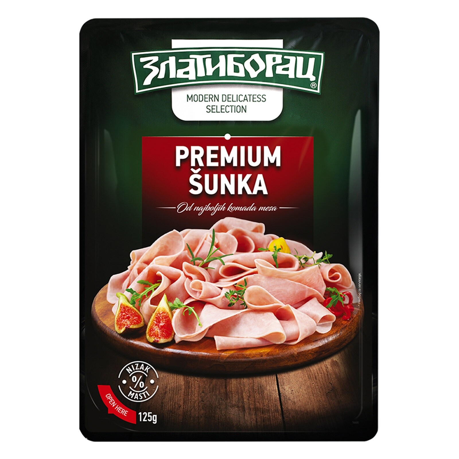 Zlatiborac | Premium sunka slajs 125g Zlatiborac | Maxi