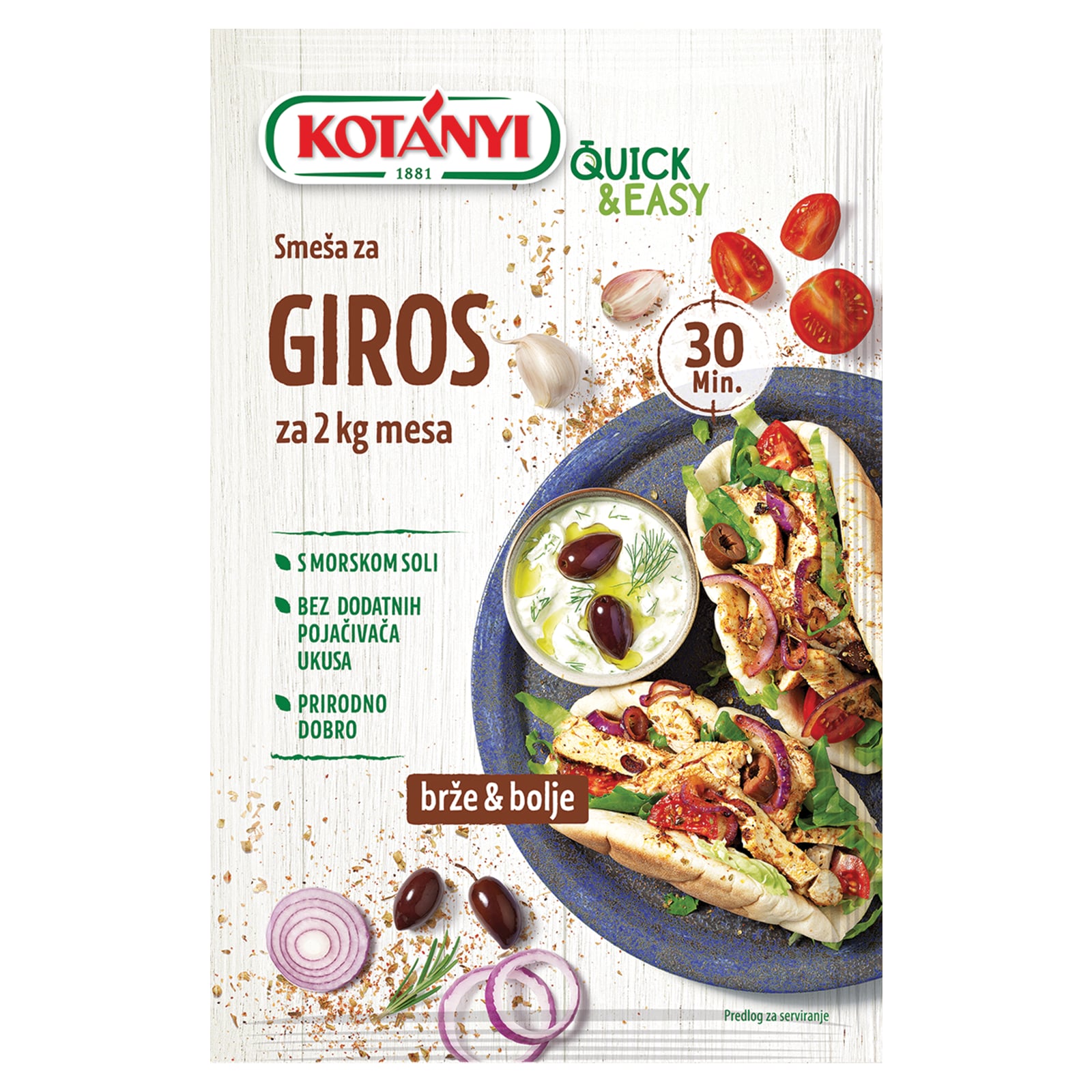 Kotanyi | Smesa zacina/giros Quick&Easy Kotany 50g | Maxi