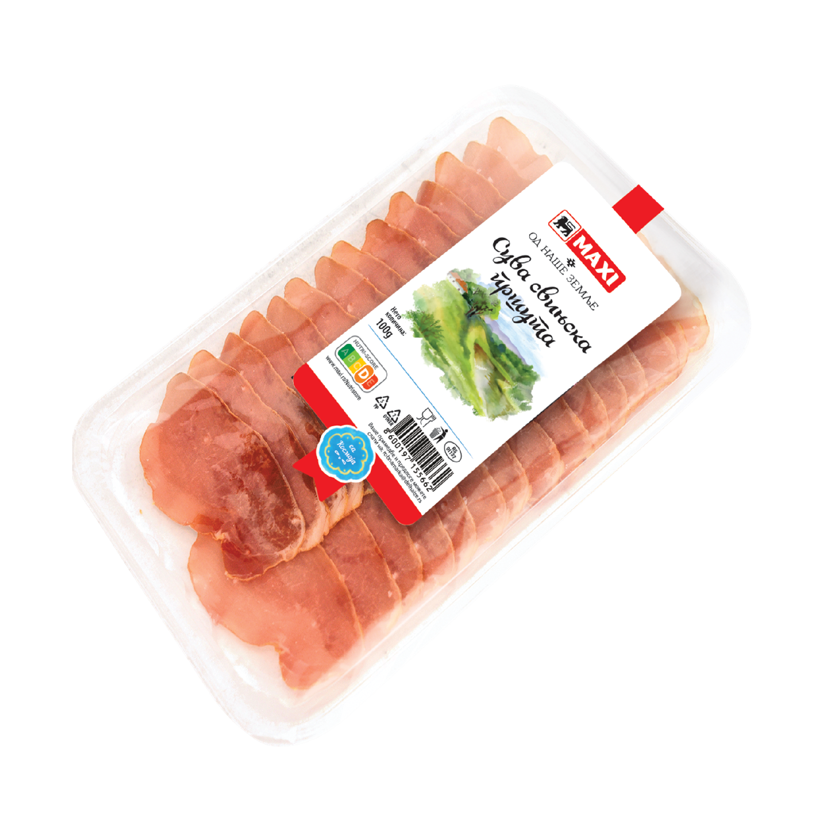 Maxi ONZ | Suva prsuta Od nase zemlje 100g | Maxi