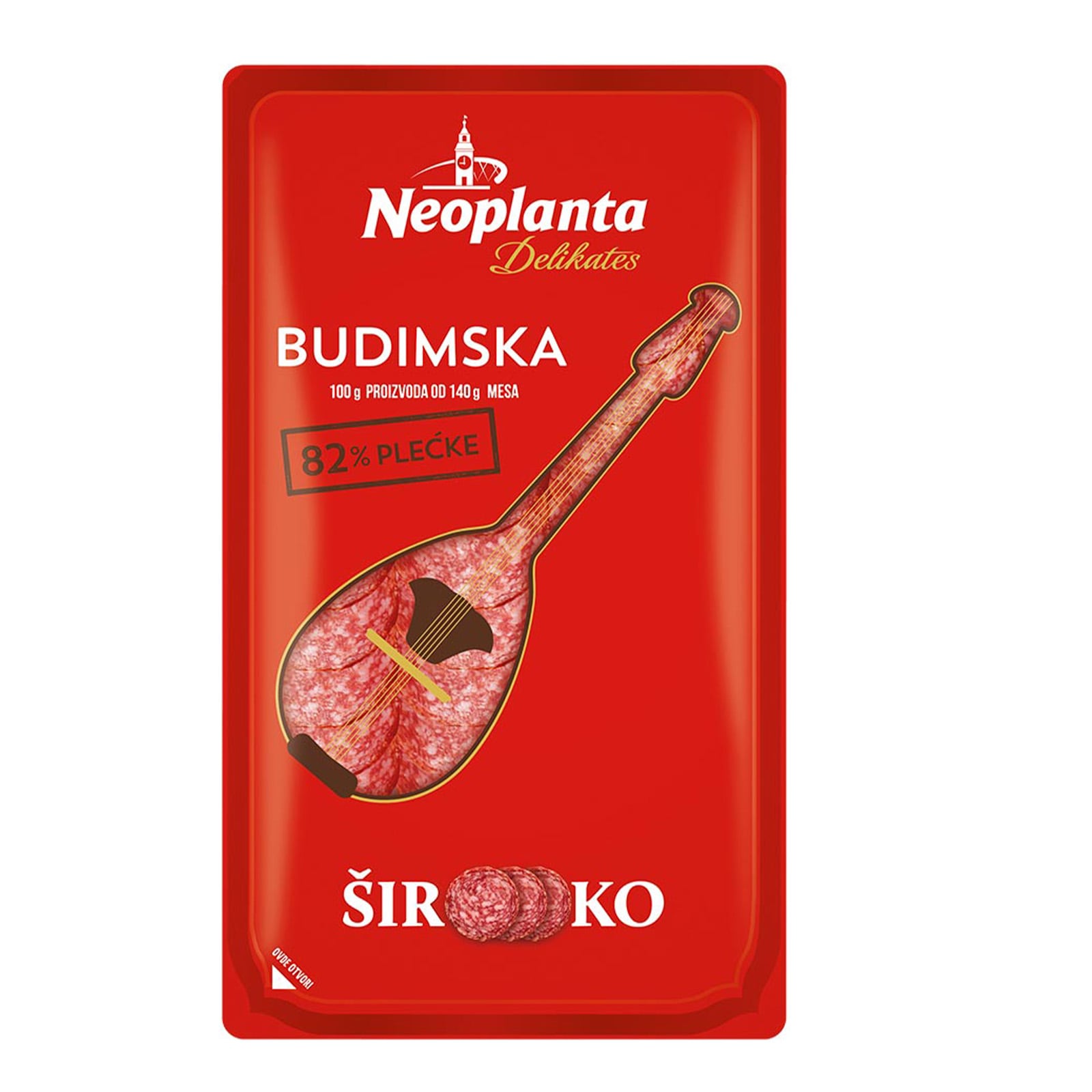 Neoplanta | Budimska kobasica Neoplanta 100g | Maxi