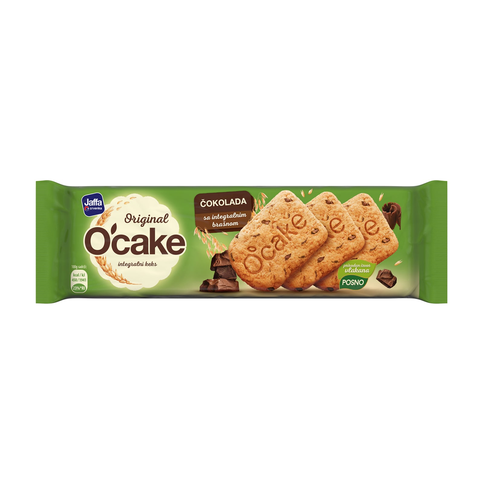 O`Cake | Keks integralni O`Cake Optimo coko 115g | Maxi