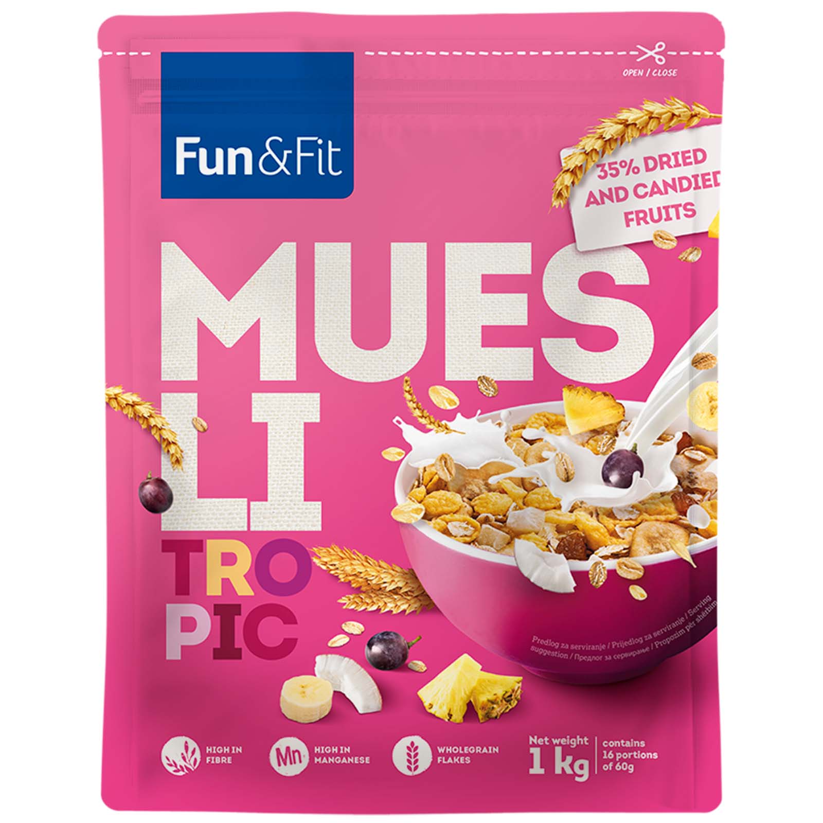 Fun&Fit | Musli Tropical Fun&Fit 1kg | Maxi