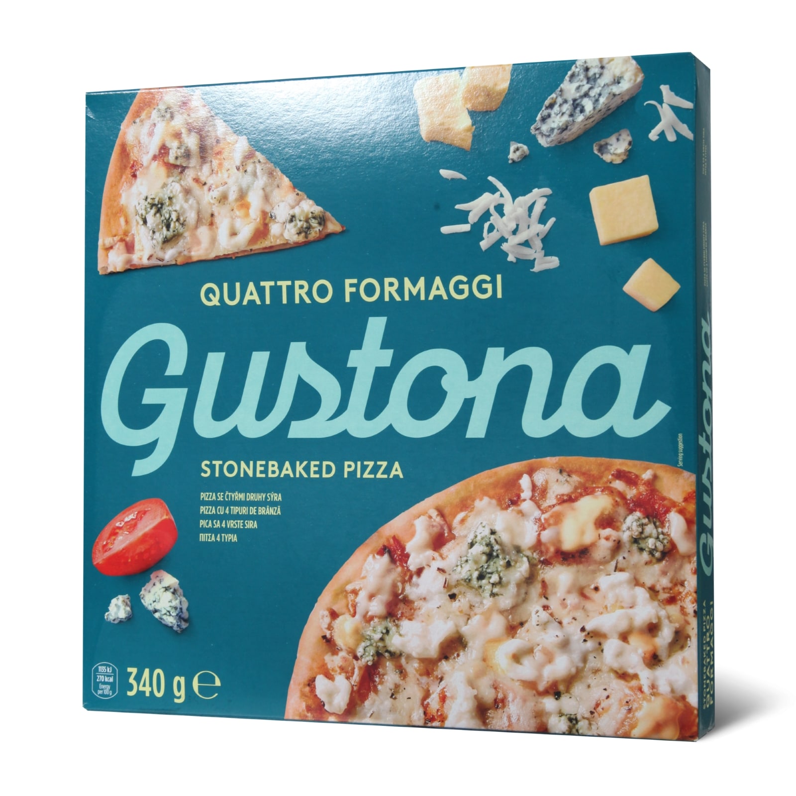 Gustona | Pizza 4 vrste sira Gustona 340g | Maxi