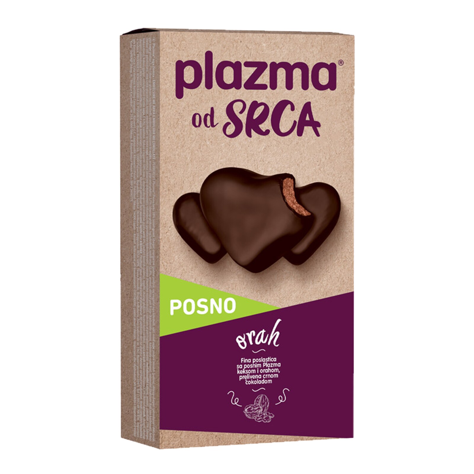 Plazma | Keks Plazma od Srca orah 100g | Maxi