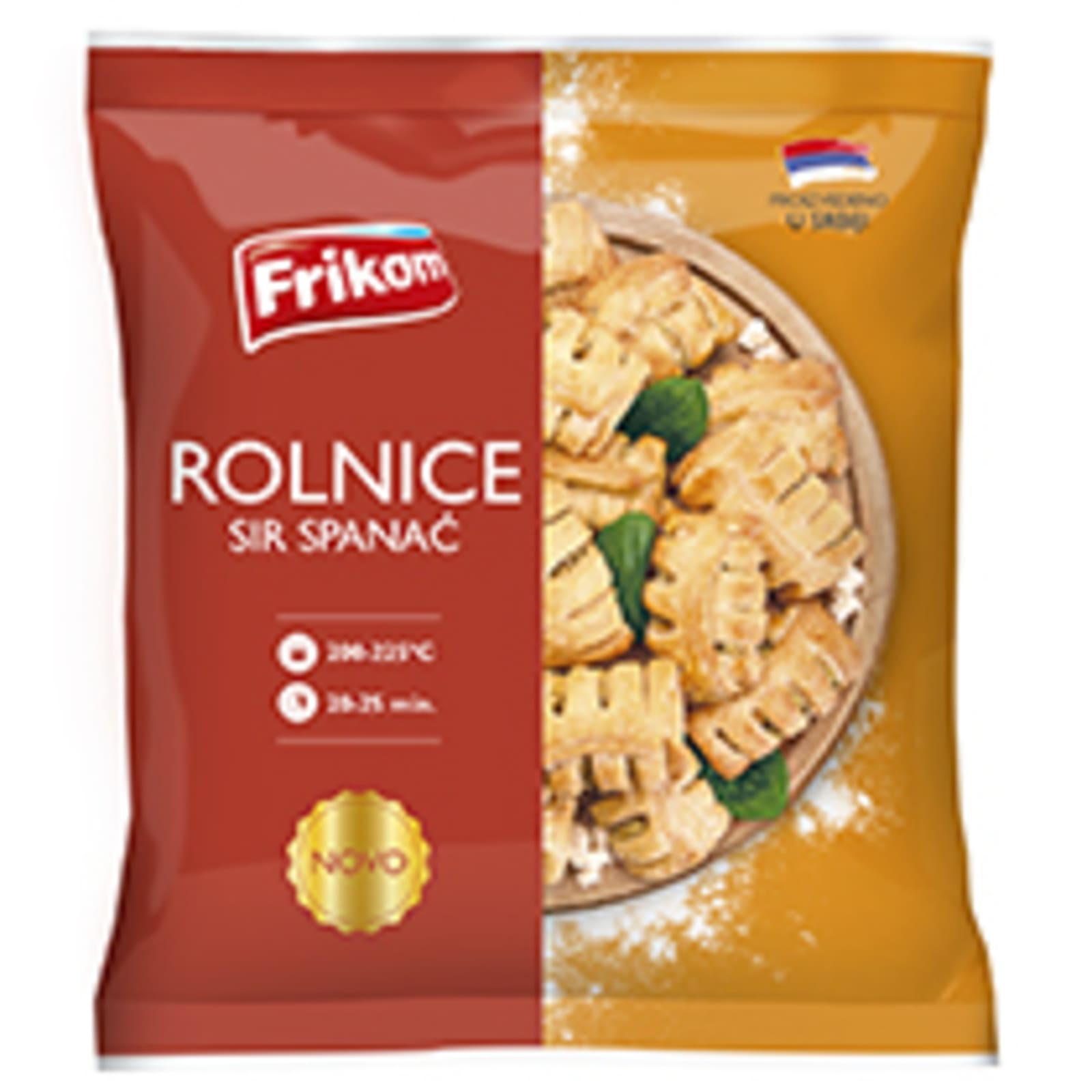 Frikom | Smrznute rolnice sir spanac 800g | Maxi