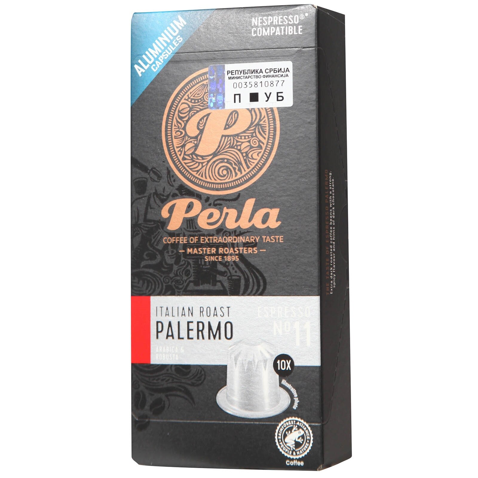 Perla | Kafa NCC Palermo Perla 10pcs 50g | Maxi