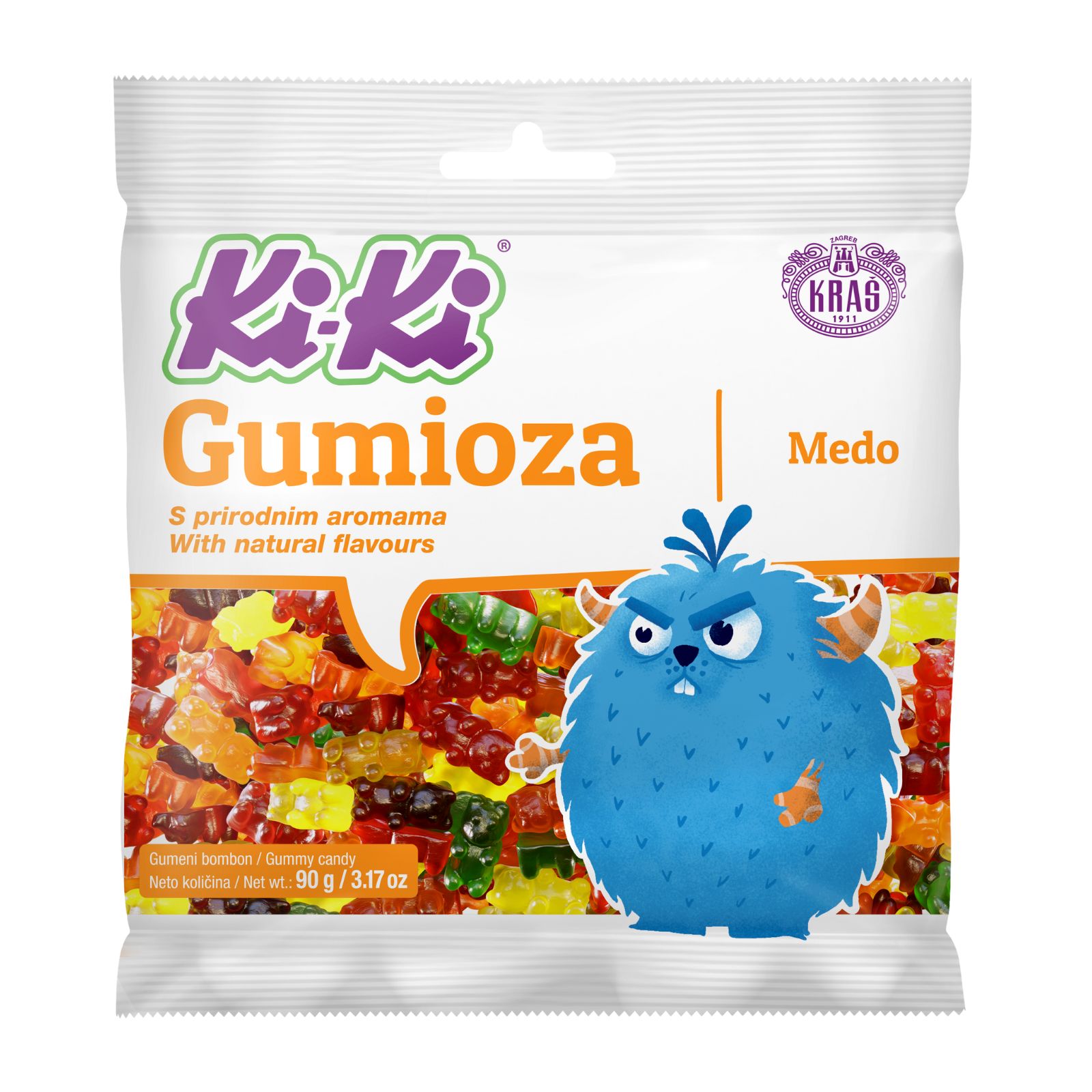 Ki-ki | Bombone Medo Ki-Ki 90g | Maxi