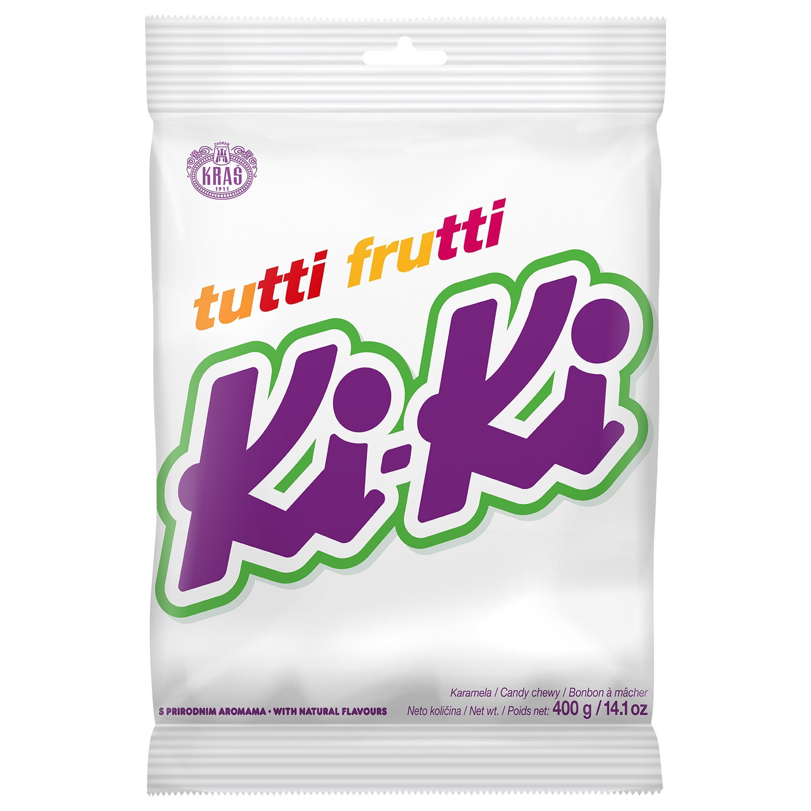 Ki-ki | Bombone fruti Ki-Ki 400g | Maxi