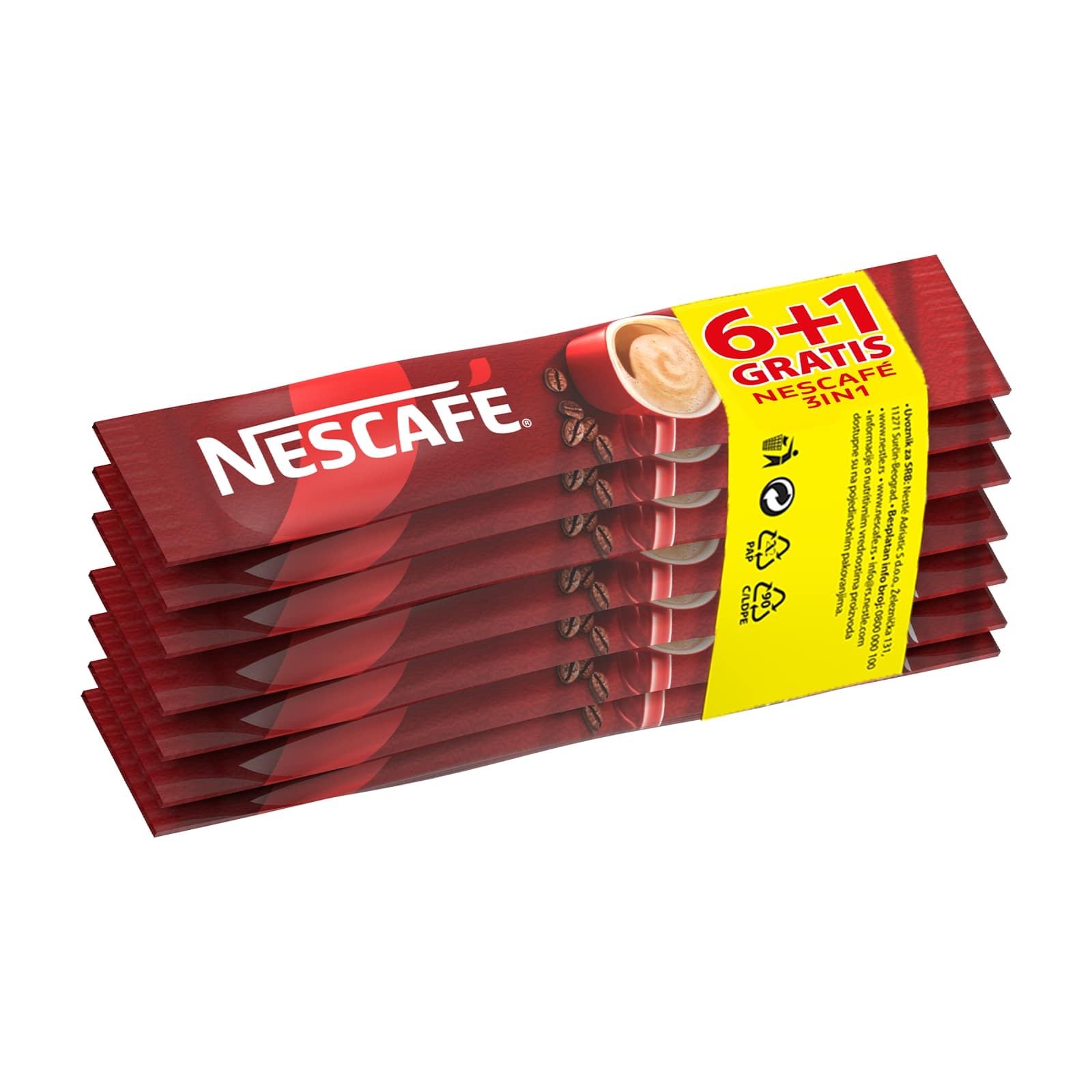Nescafe | Kafa Nescafe Classic 3u1 15,5g 6+1gratis | Maxi