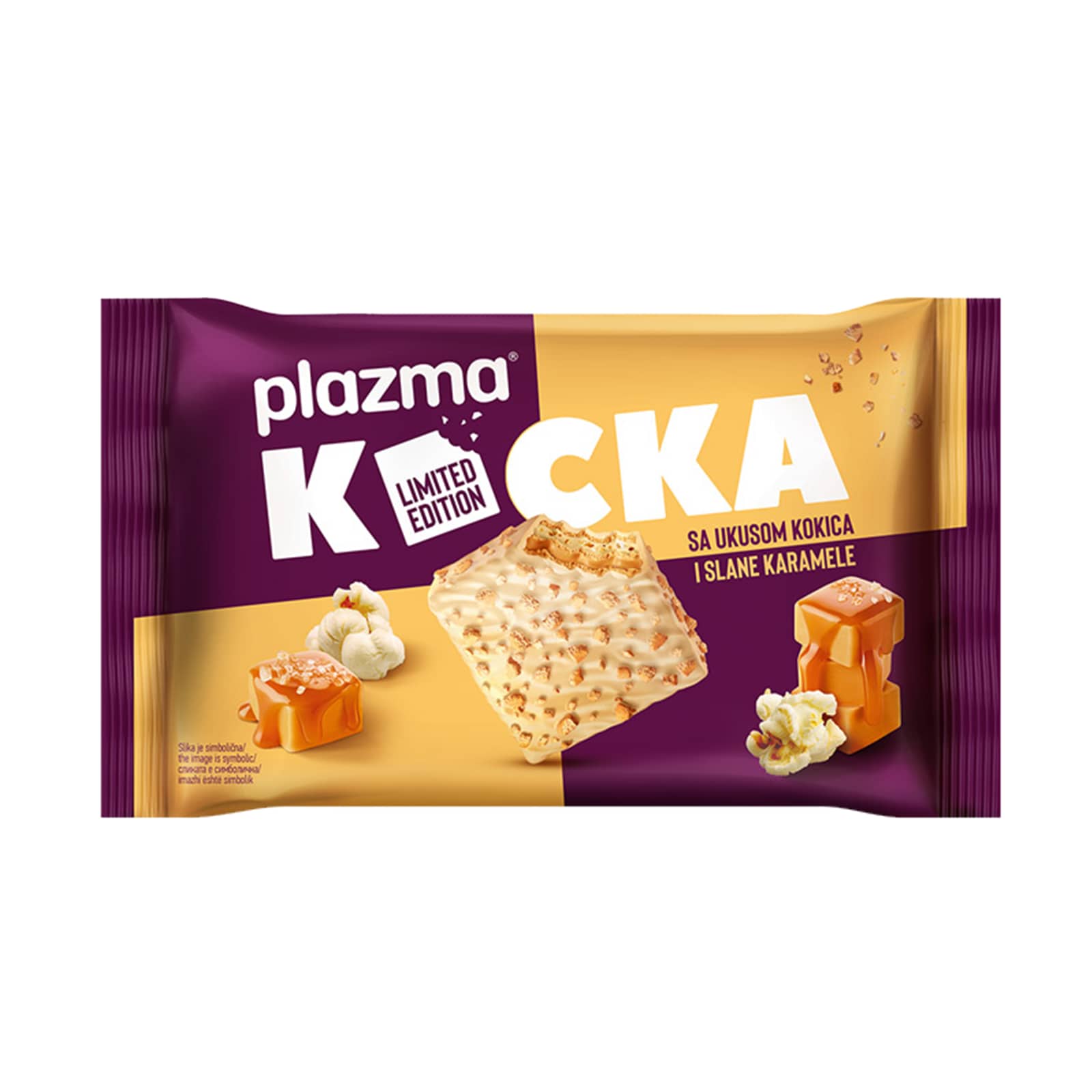 Plazma | Keks Plazma Kocka karamel b.cok.67,5g | Maxi