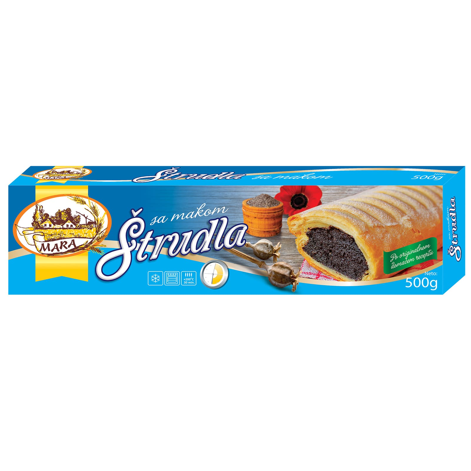 Mara | Smrznuta strudla mak Mara 500g | Maxi