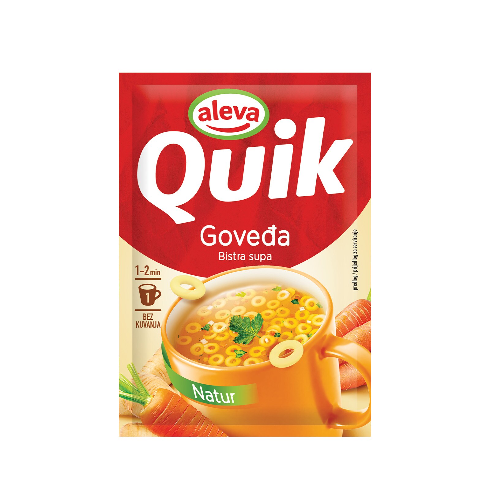 Quik | Bistra govedja supa Quik natur 16g | Maxi