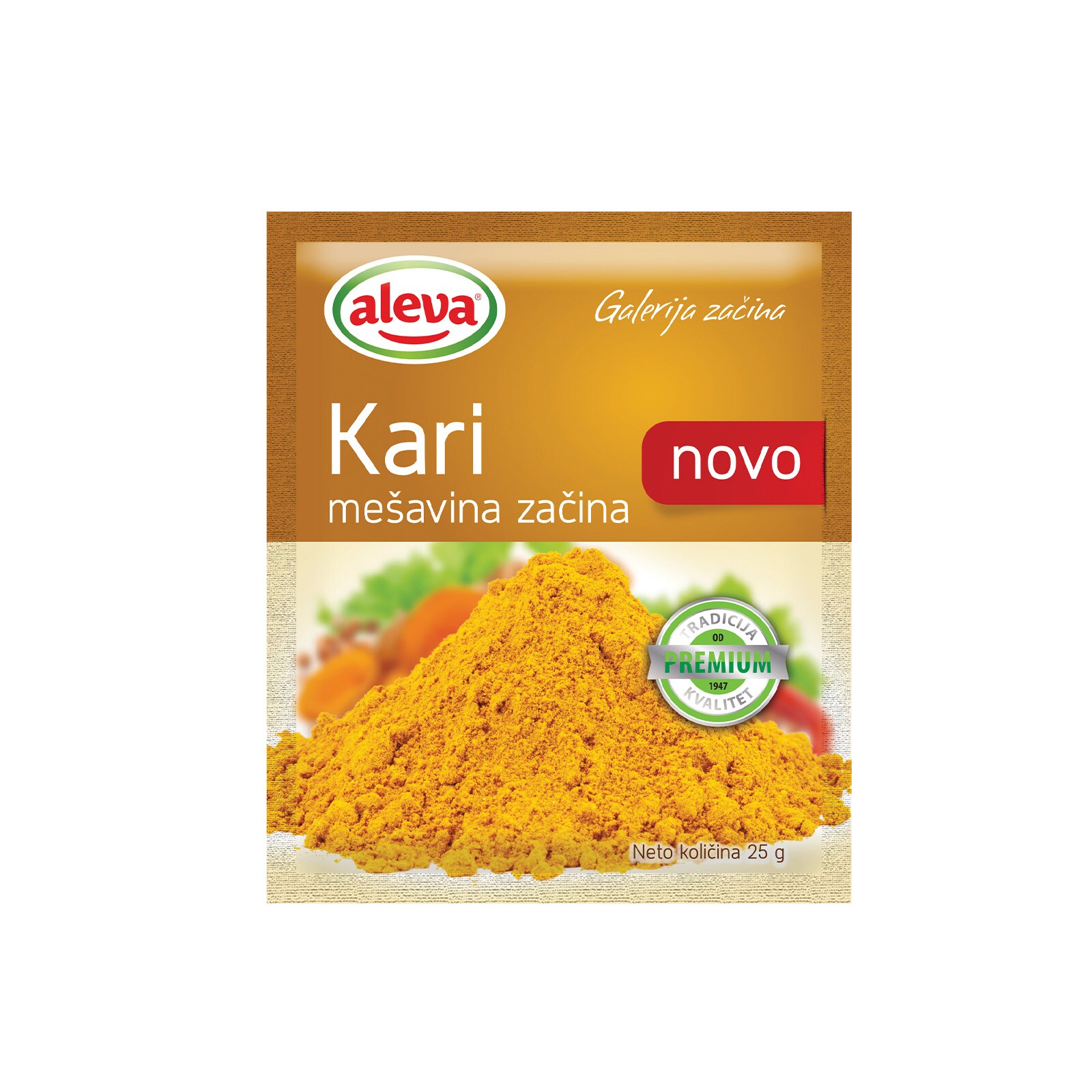 Aleva | Kari mesavina zacina Aleva 25g | Maxi