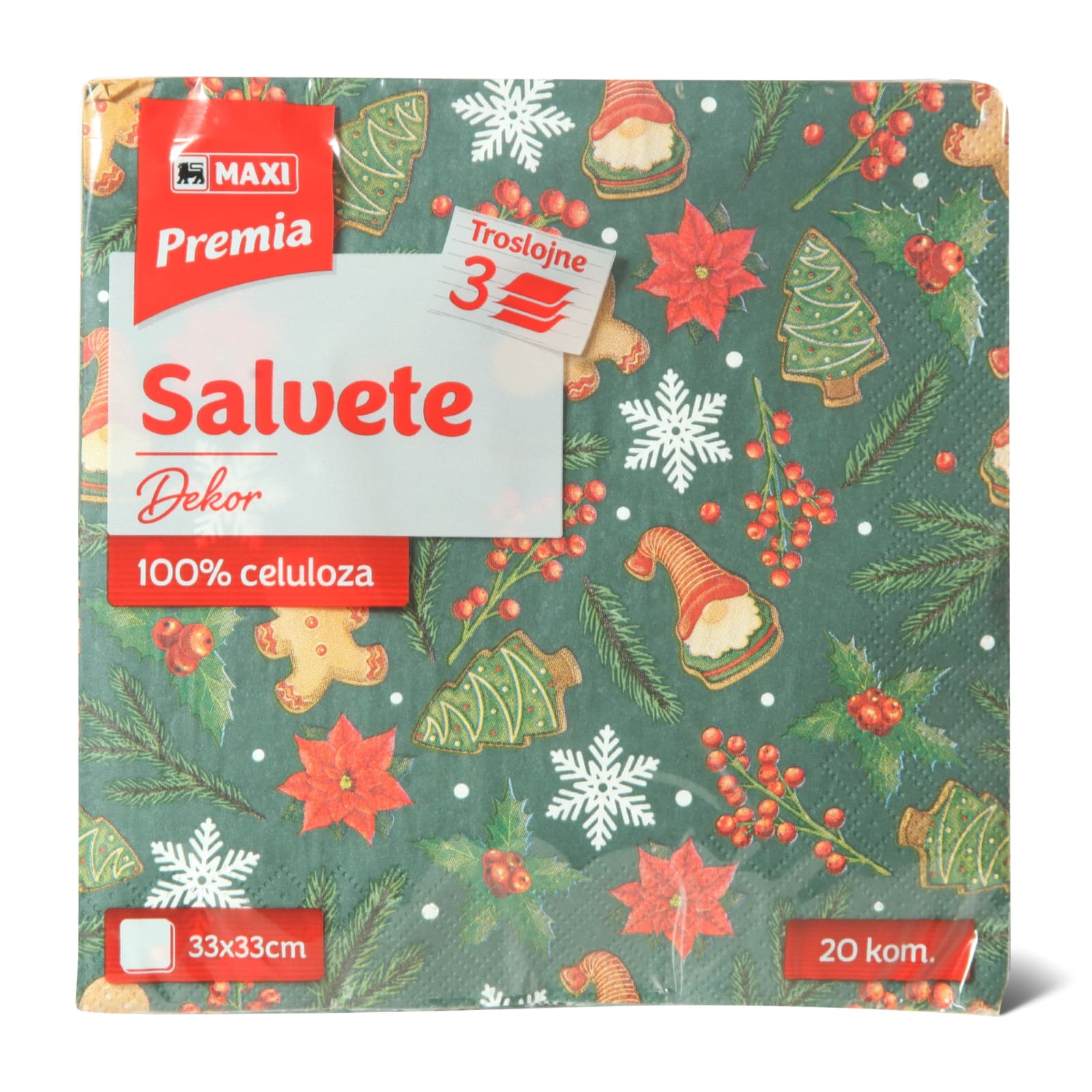 Maxi | Salvete novogodisnji ukrasi Maxi 20/1 | Maxi