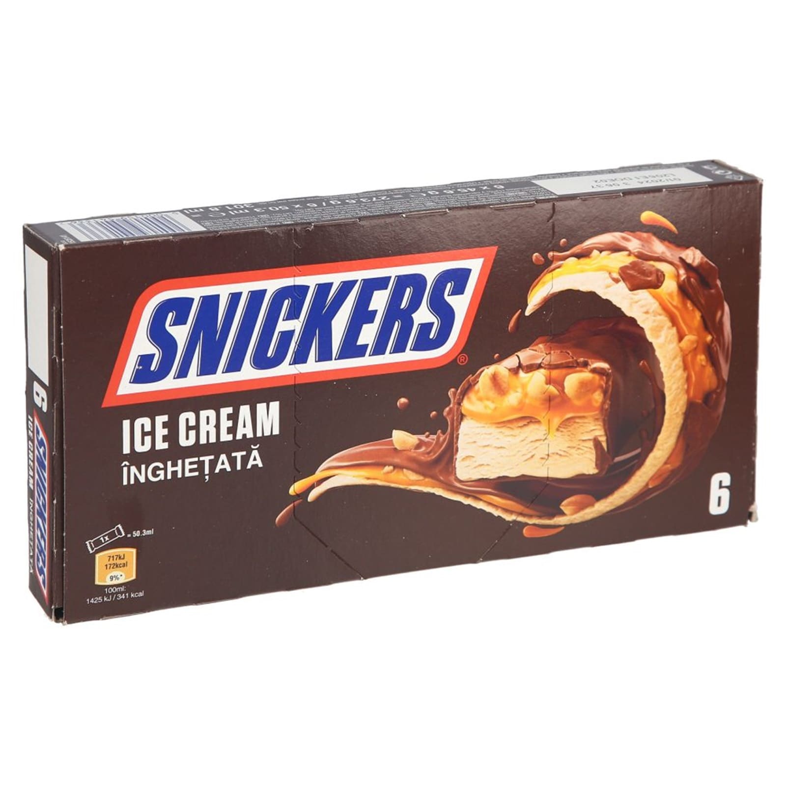 Snickers | Sladoled Snickers mult.273,6g (6x45,6g) | Maxi