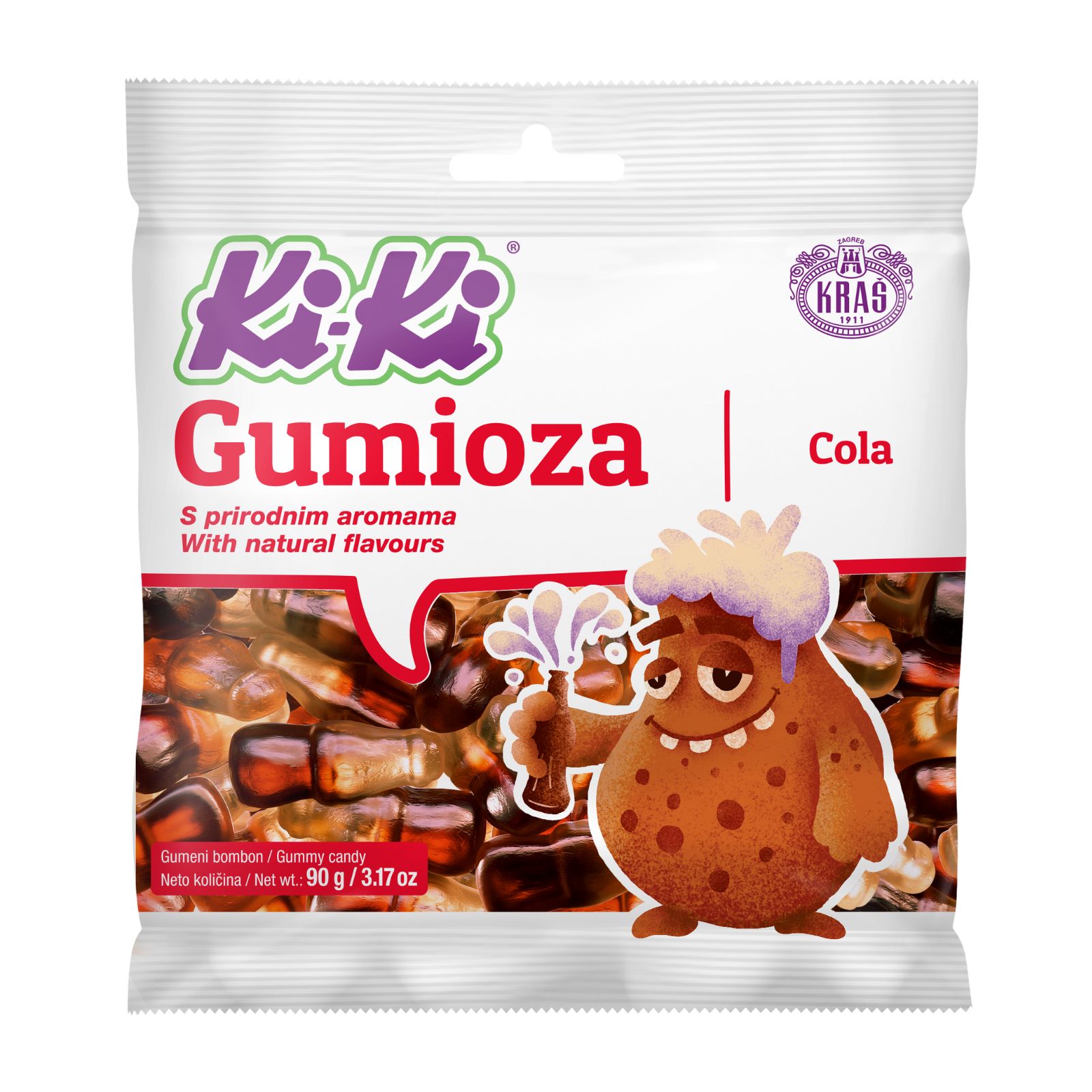 Ki-ki | Bombone Cola Ki-Ki 90g | Maxi