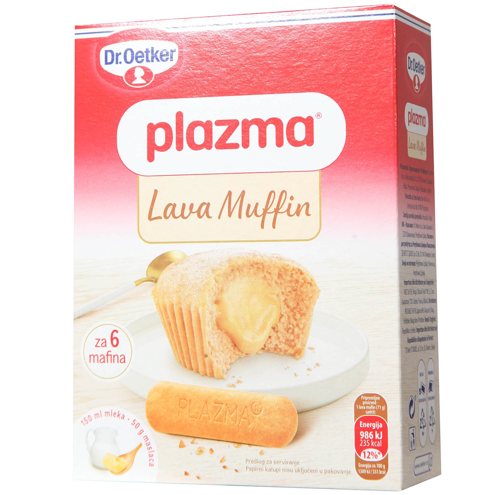 Dr Oetker | Smesa za lava mafin Plazma Dr.Oetker250g | Maxi