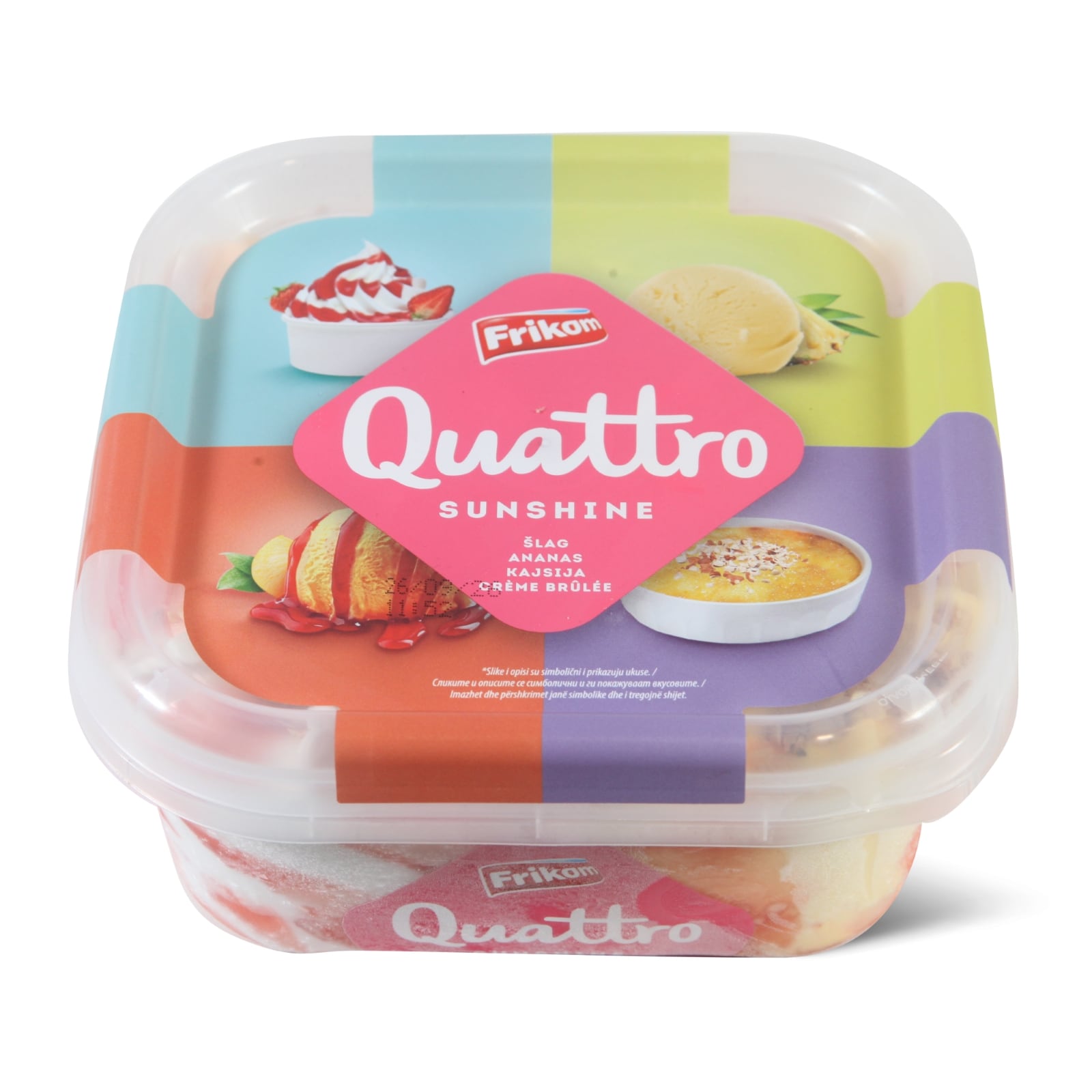 FRIKOM DOO | Sladoled Quattro sunshine 1500ml | Maxi