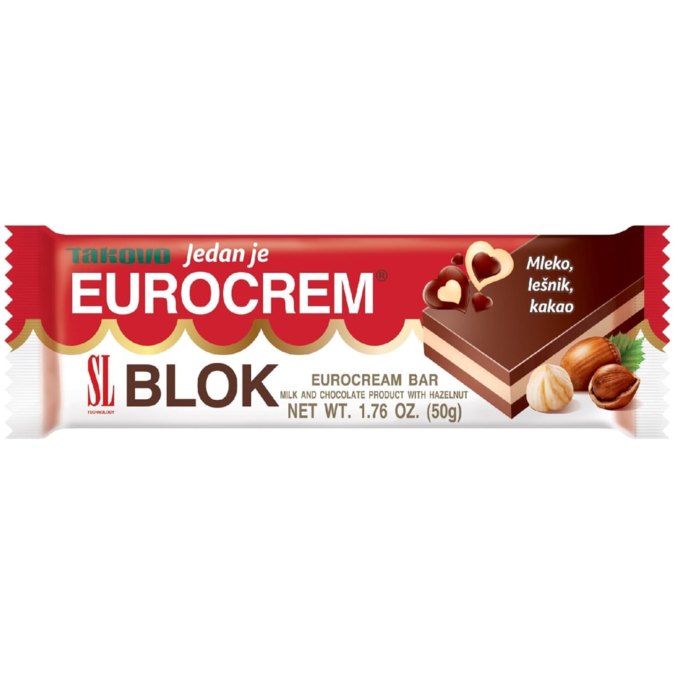 Eurocrem | Krem tabla Euro blok Eurocrem 50g | Maxi