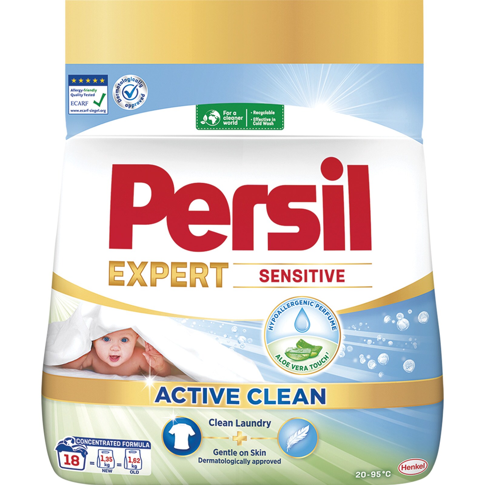 Persil | Persil prasak Sensitiv 18WL/1,35kg | Maxi