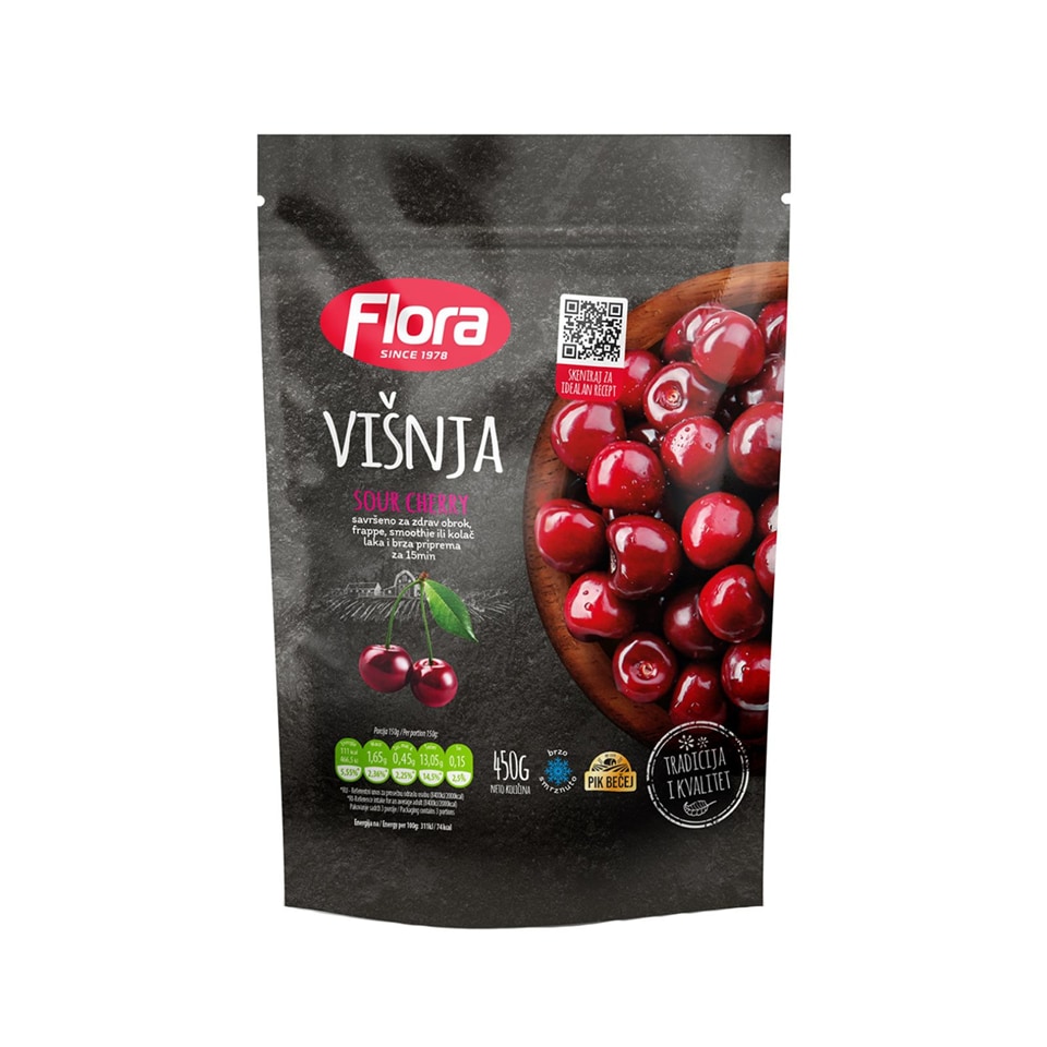 Flora | Smrznuta visnja 450g | Maxi