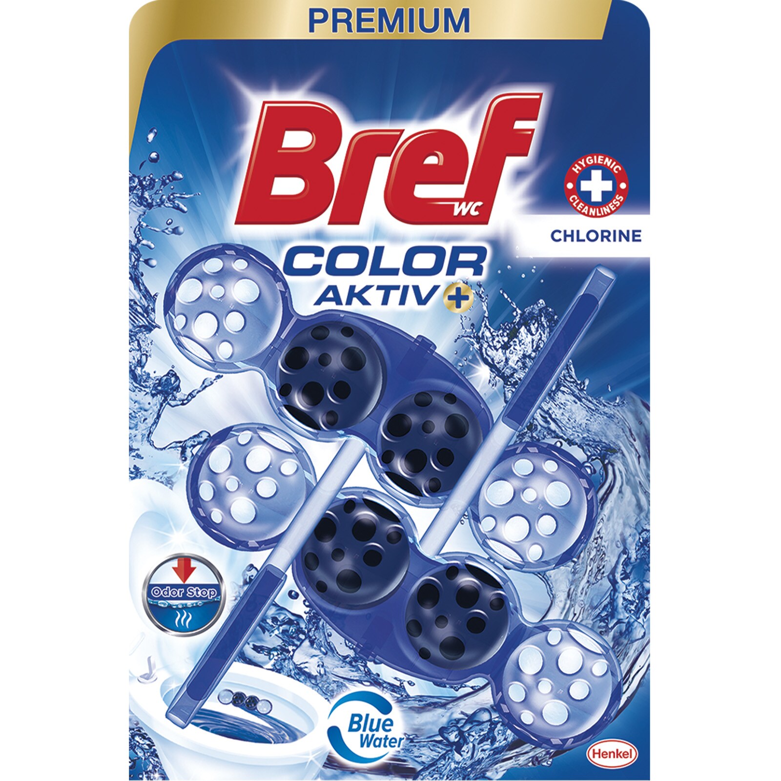 Bref | WC osv.Bref Blue Act.Chlorine 2x50g | Maxi