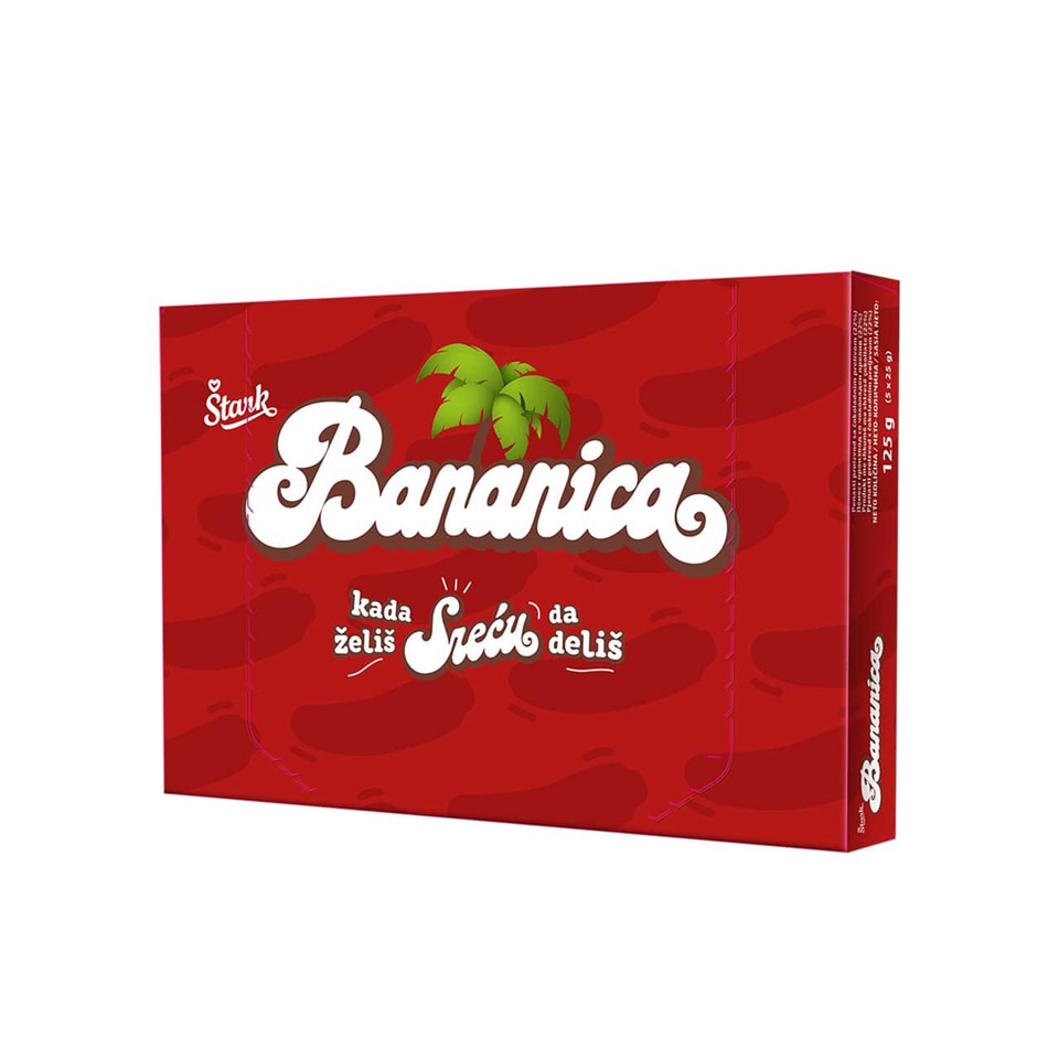 Stark | Cokol.banana Bananica Stark 125g(5x25g) | Maxi