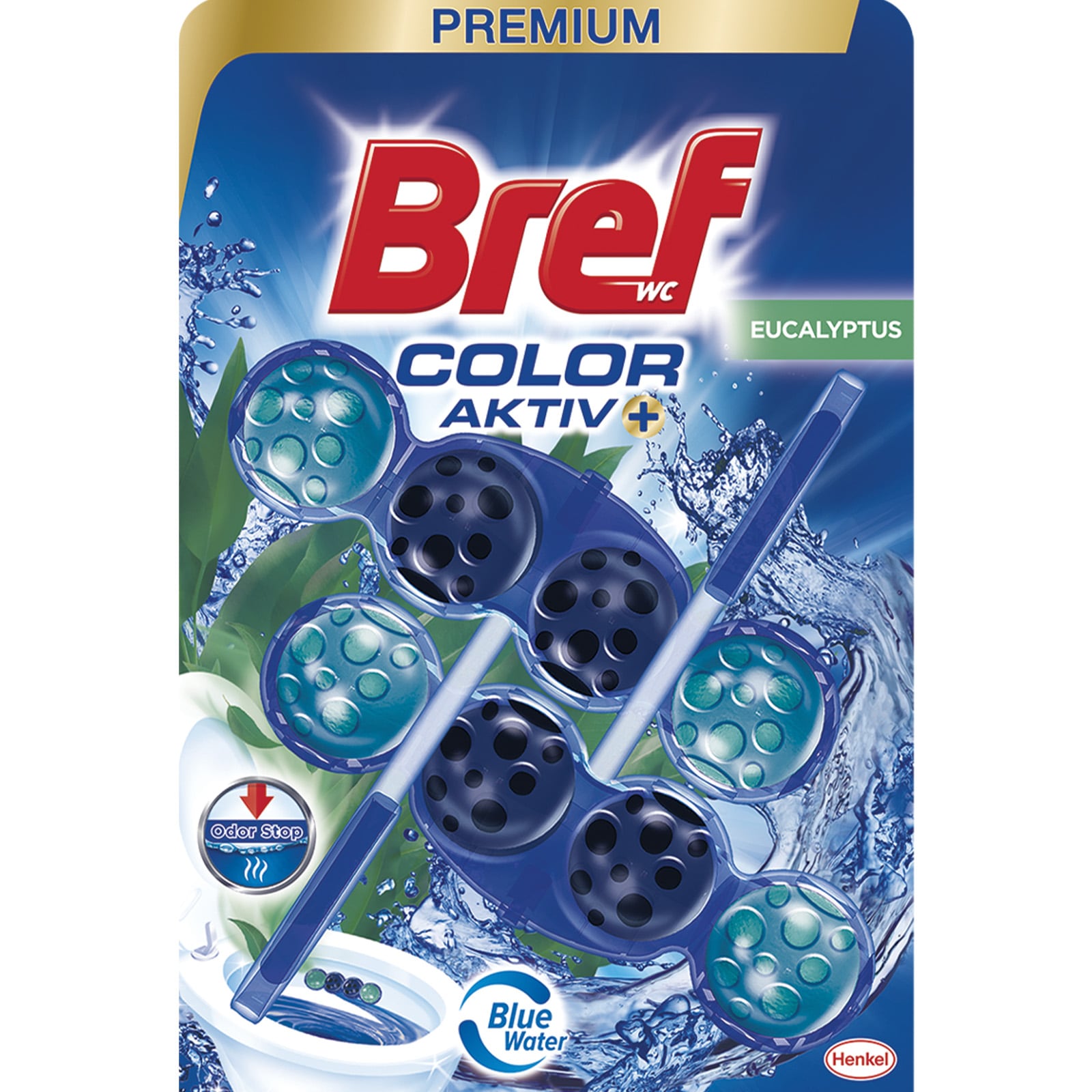 Bref | WC osvez.Bref Blue Act.Eucalipt.2x50g | Maxi